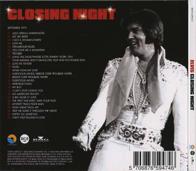 Elvis Closing Night